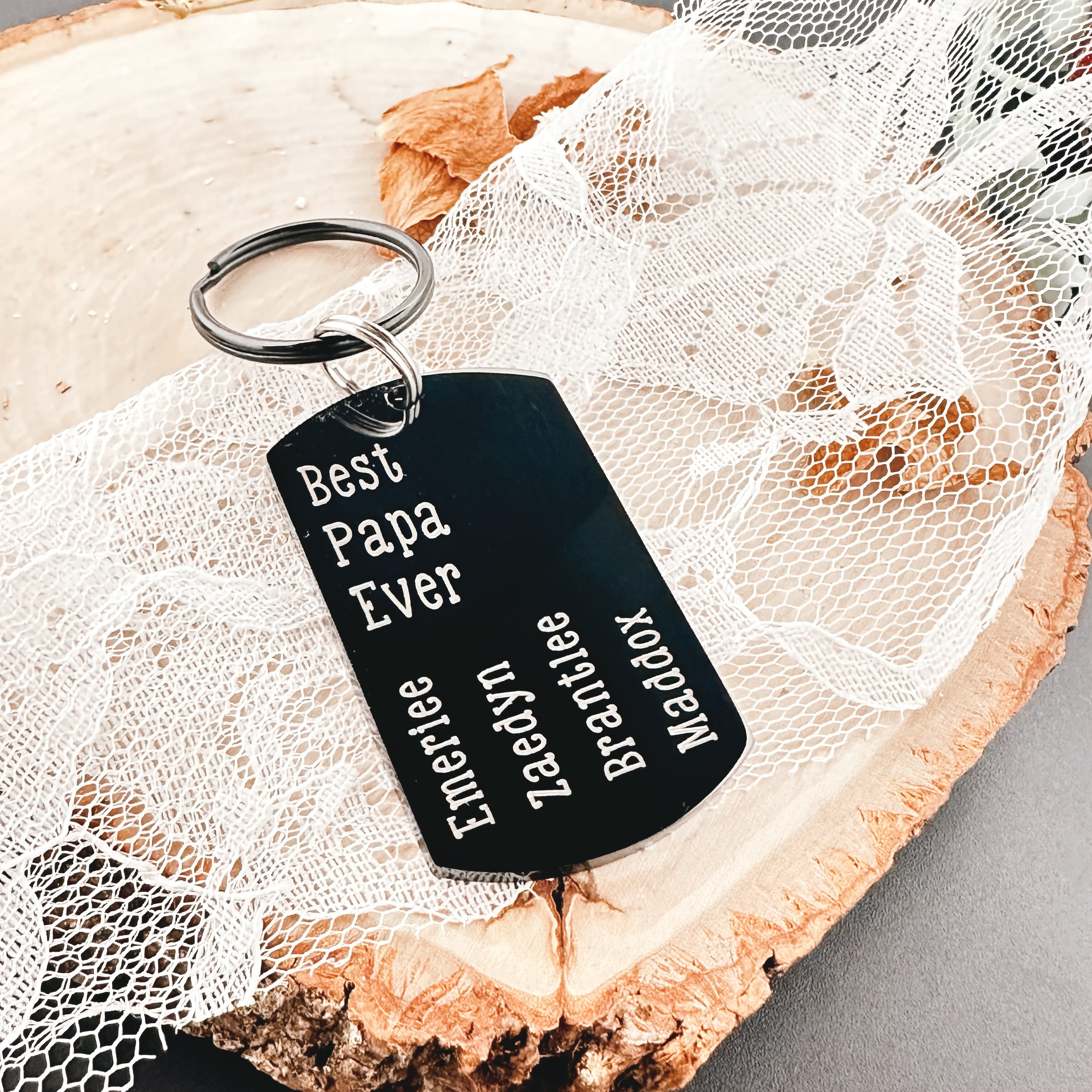 BLACK DOG TAG – Made with Love by Angie