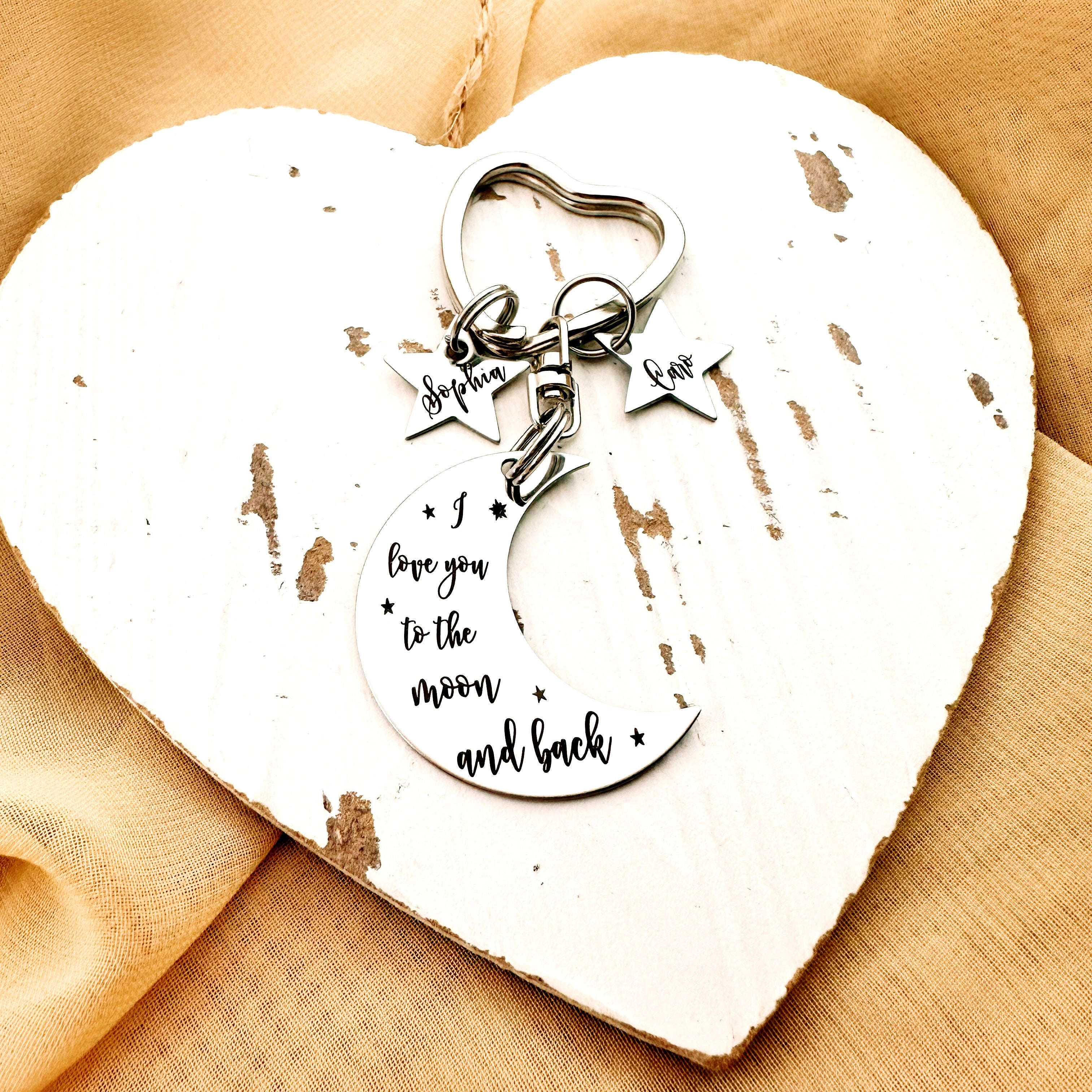 MOON KEYCHAIN – Made with Love by Angie