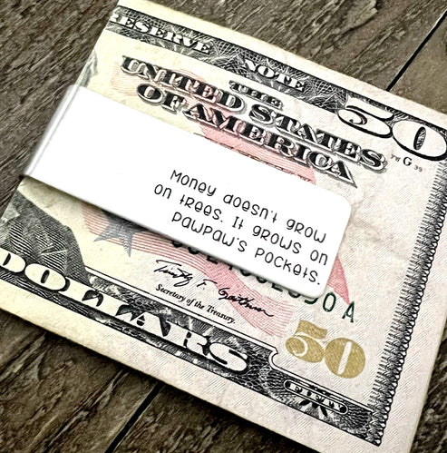 MONEY CLIP PERSONALIZED BOTH SIDES – Made with Love by Angie