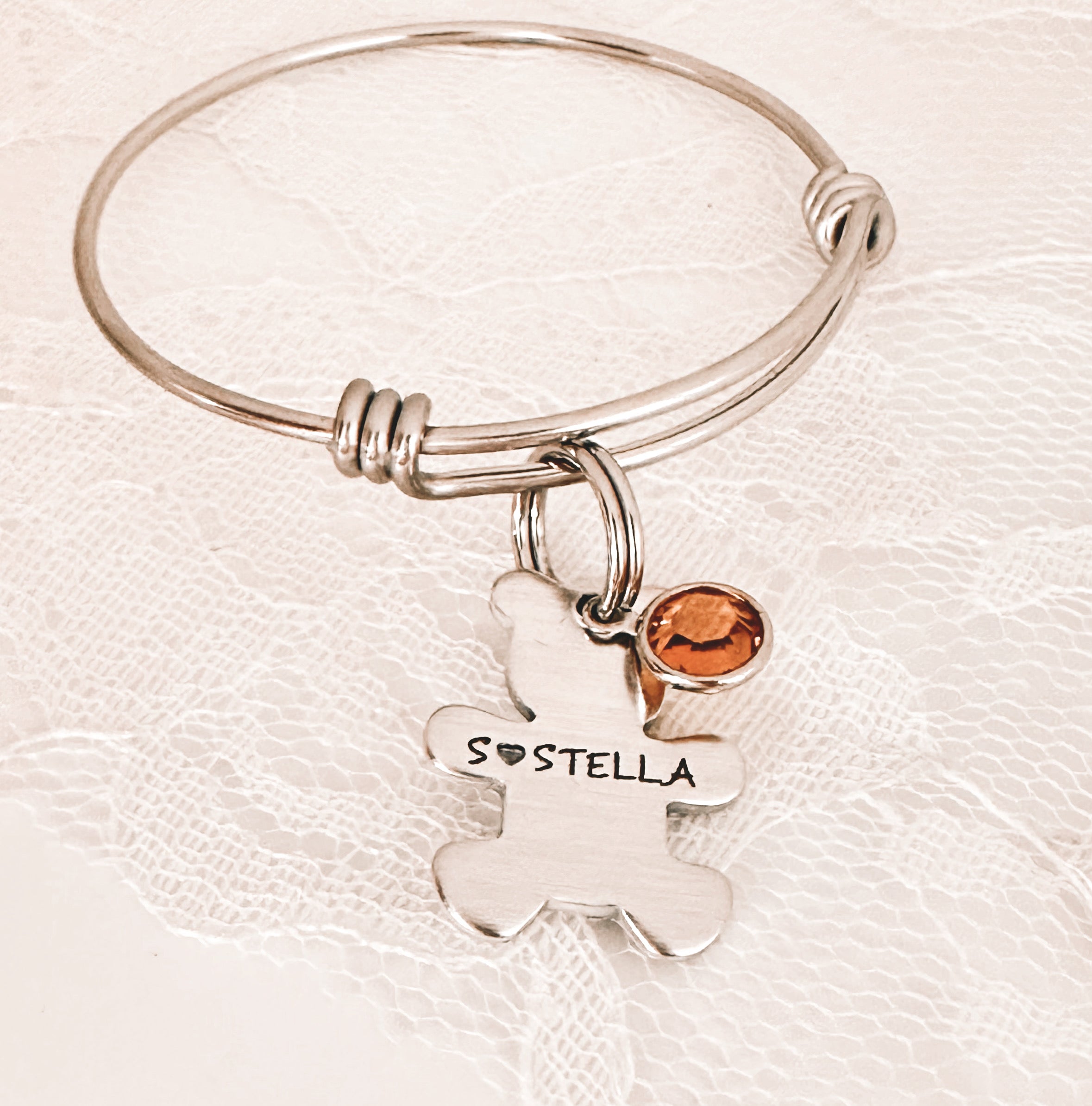 GIRLS BANGLE BRACELET – Made with Love by Angie