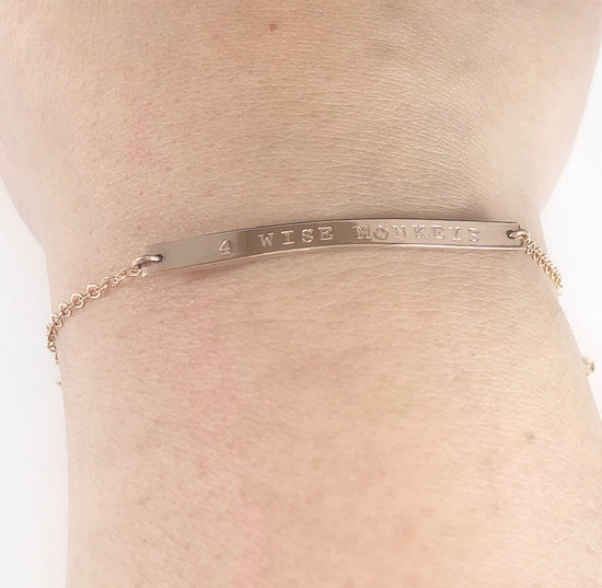 LONG BAR BRACELET – Made with Love by Angie