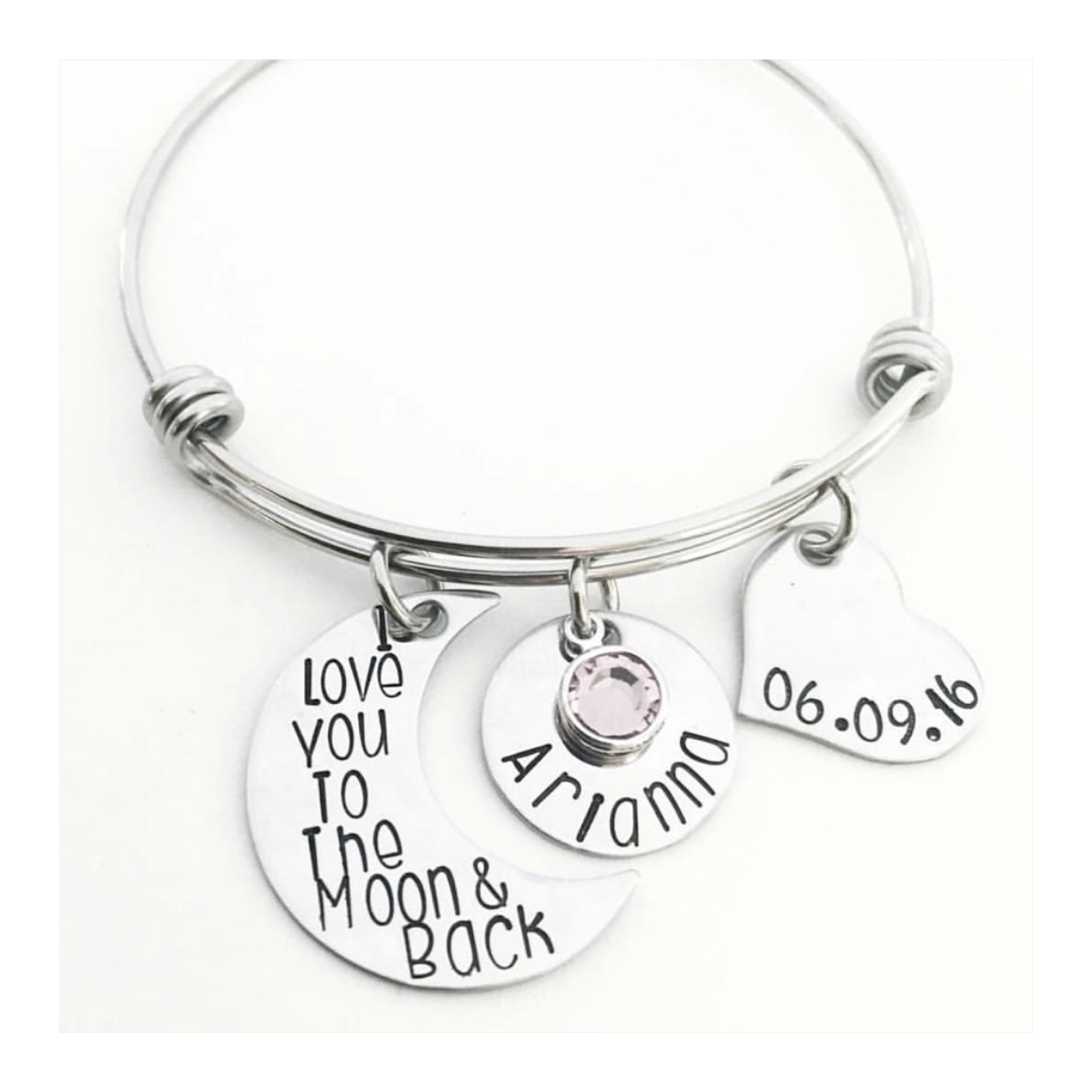 MOON BANGLE – Made with Love by Angie