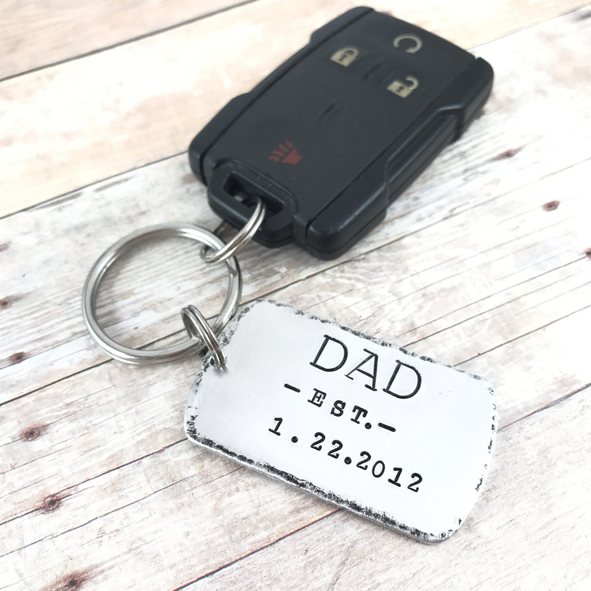 EST. KEYCHAIN – Made with Love by Angie